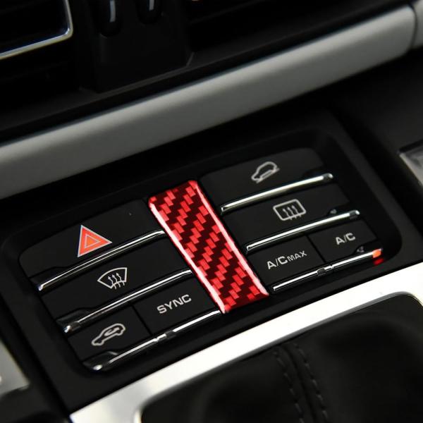 商品名:  JmorCO Upgrade Carbon Fiber Compatible with Porsche MACAN 2014-2021 Gear Button Stickerブランド: JmorCO高さ: 5cm横幅: 10cm...