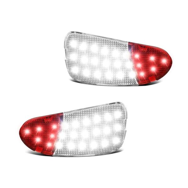 商品名:  For 1997-2003 Ford F150 F250 24-SMD LED Door Panel Lights Courtesy Lamp SET Pair 710412956894 Model_TRD-RST-10761ブ...