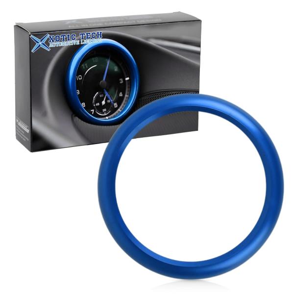 商品名:  Xotic Tech Aluminum Interior Dashboard Center Clock Surrounding Decoration Ring Trim Cover Compatible with Porsche...