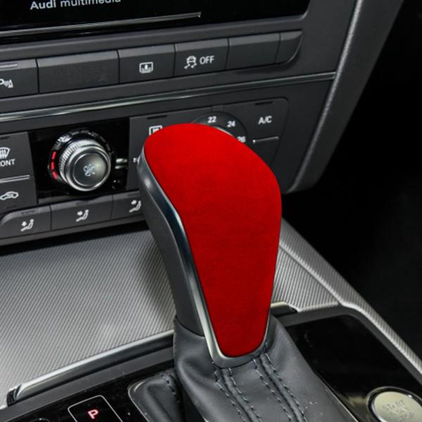 商品名:  JmorCO Upgrade Interior Compatible with Audi A6 S6 A7 2015-2018 Gear Shift Head Cover-Wine Red 1 Pcsブランド: JmorCO高さ...