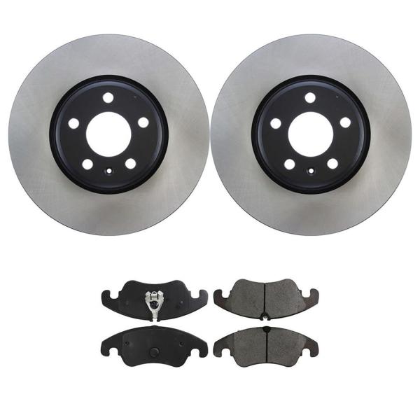 商品名:  A-Partrix 3X Front Disc Brake Rotors and Pads Car Brake and Rotor Fits Audi A4 2013-2016 Fits Audi A4 allroad 2013...