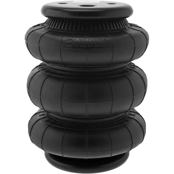 商品名: Vixen Air 1/2インチ NPT シングルエアポート トリプルベローサスペンション エアスプリング エアバッグ VXD2600T Vixen Air 1/2" NPT Single Air Port Triple Bell...