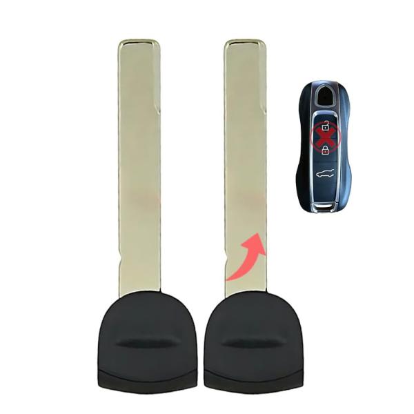 商品名:  2X New Replacement Proxy Key Fob Remote Uncut Insert Blade Compatible with &amp; Fit for Porsche - MPN IYZ-PK3-02ブ...