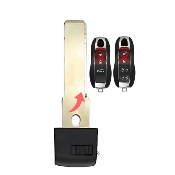 商品名:  1x New Replacement Proxy Key Fob Remote Uncut Insert Blade Compatible with &amp; Fit for Porsche - MPN KR55WK50138...