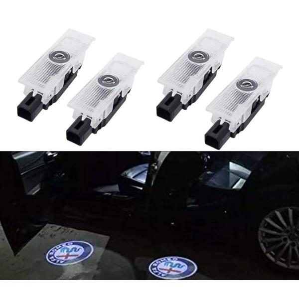 商品名:  Car LED Logo Door Lights Projector Ghost Lights Puddle Welcome Emblem Lamp Lighting Ghost Shadow Replacement for A...