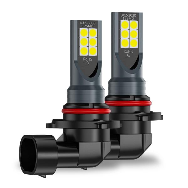 商品名:  GKmow 2 PCS 9005 Car Fog Light Bulb, 3030 12SMD 50000H 6000K High Brightness Stable Light Source Reversing Light, ...