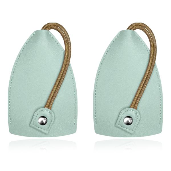 商品名: qboonpt カーキーケース 2個 PUレザー クリエイティブ プルアウト 大容量 カーキーホルダー かわいいキーフォブケース ホルダーフック付き, グリーン, 2 PCS qboonpt 2PCS Car Key Case, ...