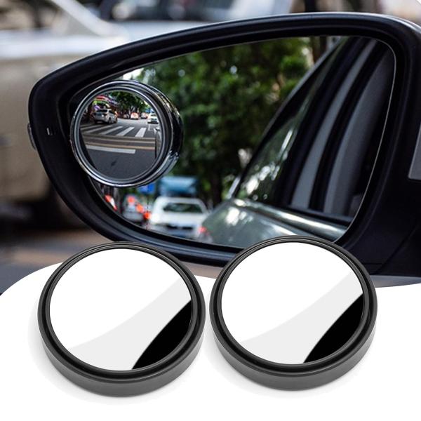商品名:  Yumfugu 2 PCS Car Reversing Auxiliary Blind Spot Mirror, 360° Rotating Push-type Hgh-definition Crystal Glass Rear...