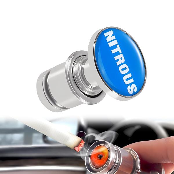 商品名:  Fluher 1 PC Car 12V Metal Cigarette Lighter, Anti-Scratch and Dustproof Protective Plug, Nitrous Button Cigarette ...