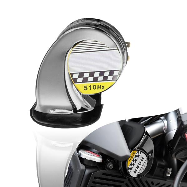 商品名:  Fluher 1 PC Car Snail Air Horn, 12V Waterproof and Dustproof Modified Super Loud Horn with Full and Loud, 510Hz Ho...