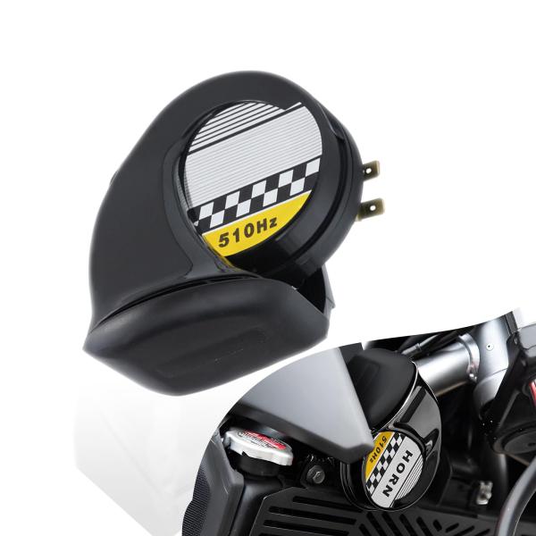 商品名:  Fluher 1 PC Car Snail Air Horn, 12V Waterproof and Dustproof Modified Super Loud Horn with Full and Loud, 510Hz Ho...