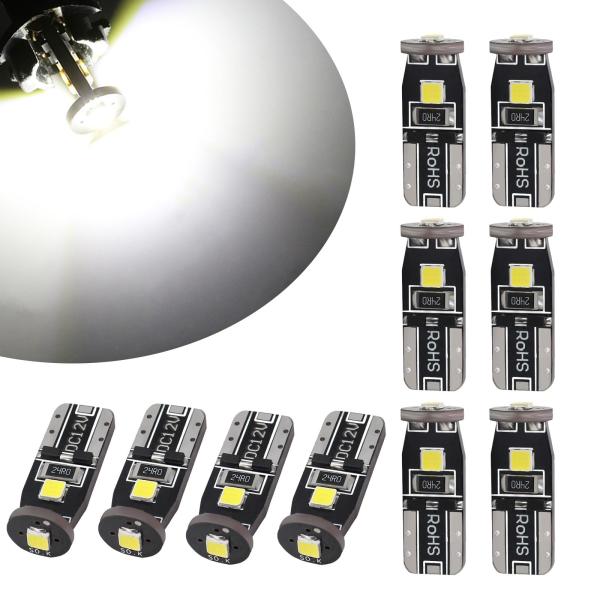 商品名:  Fluher 10 PCS T10 Car Width Light, 3030 3SMD 12V Decoded Canbus Waterproof Vehicle Indoor Reading Light, Universal...