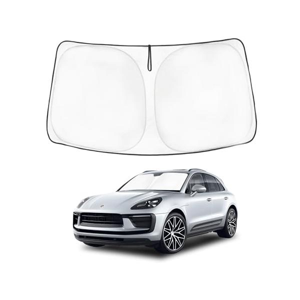 商品名:  Proadsy 2024 Upgrade Front Windshield Sun Shade Foldable Sunshade Protector Custom Fit for 2014-2024 Porsche Macan...