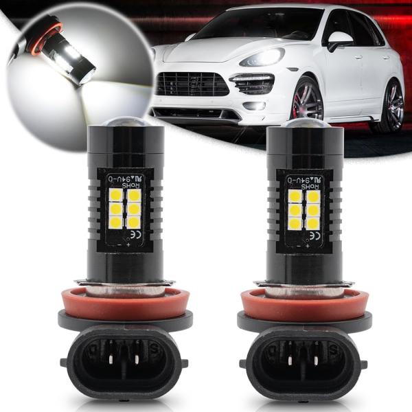 商品名:  NSLUMO H8 H11 LED Fog Light Bulbs for 2003-2023 Porsche Cayenne 2005-2012 Boxster 911 6500K Xenon White Super Brig...