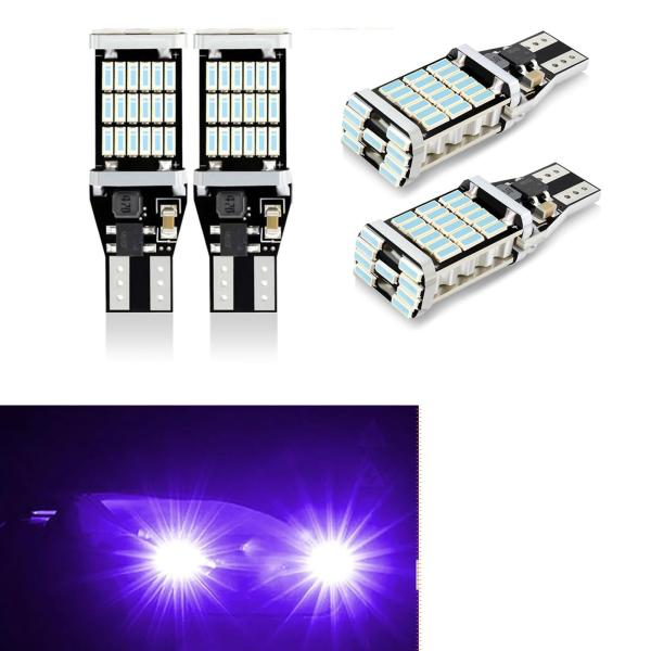 商品名:  leediga 4 PCS T15 Car Turn Signal Bulb, 15mm x 40mm 4014 45SMD Canbus LED Decoded Infinite High Brightness Reverse...