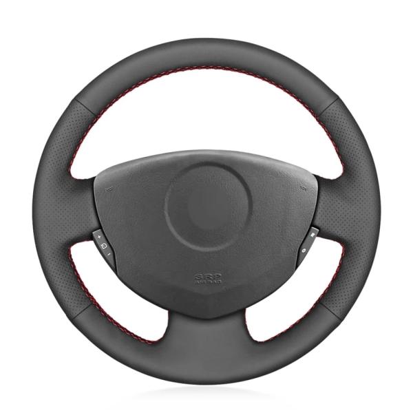 商品名:  Hand-Stitched Black Leather Car Steering Wheel Cover for Renault Clio 2 2001-2008 Twingo 2 2007-2014 Dacia Sandero...