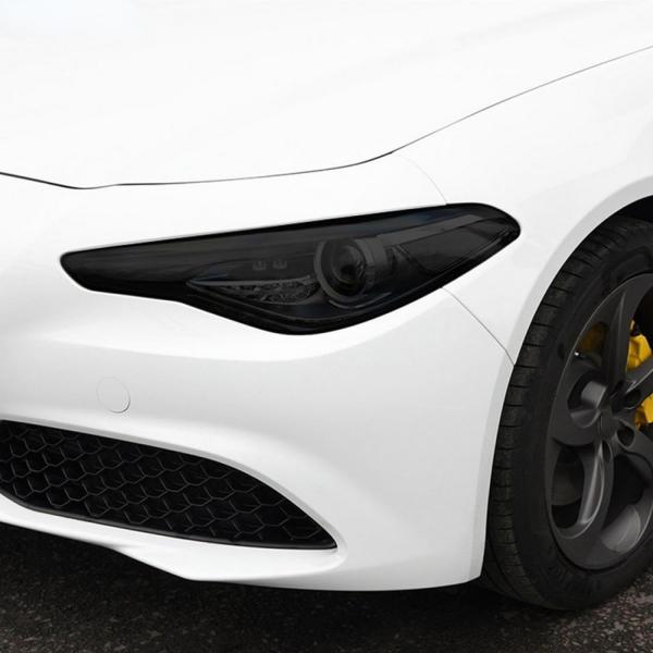 商品名: JCAKES 車のヘッドライト保護フィルムヘッドランプ透明ブラックTPUステッカー、アルファロメオジュリア952ステルヴィオ949 2017-Presentenアクセサリー用 JCAKES Car Headlight Protec...