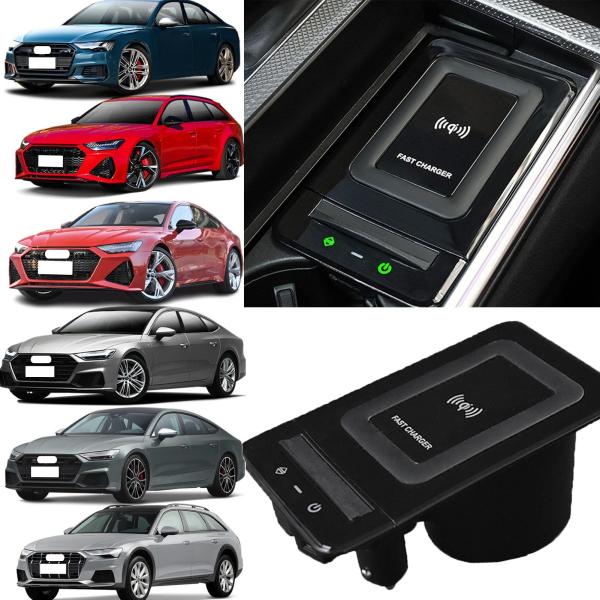 商品名:  Wireless Car Charger with 15w Wireless USB Qc 3.0 Fast Charging for Au-di A6 S6 Rs6 (2019-2022) A7 S7 Rs7 (2020 20...