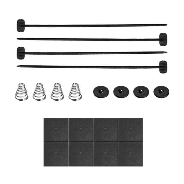 商品名: Suvnie ファン取り付けキット 車用電気ラジエーターファン プラスチックタイストラップ取り付けキット ユニバーサル車両マウントアクセサリー 電気冷却ファンとトランスミッションクーラー用 Suvnie Fan Mounting ...