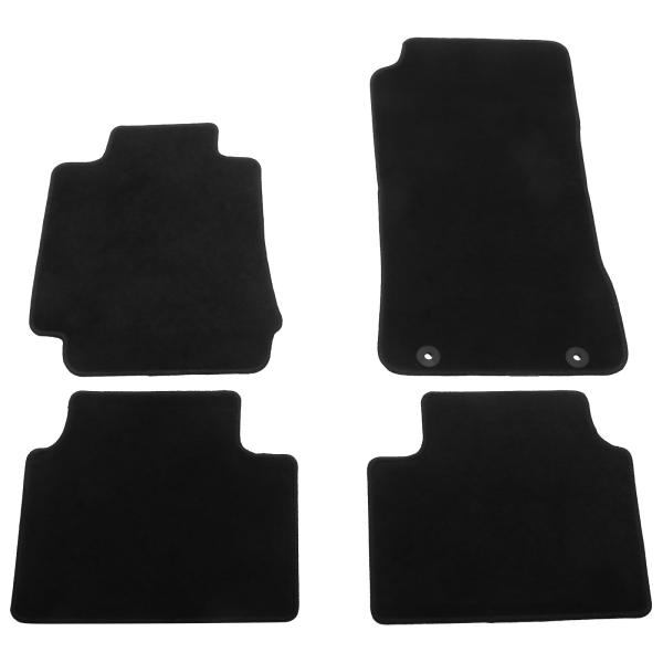 商品名:  IKON MOTORSPORTS, Nylon Car Floor Mats Compatible with 2017-2024 Alfa Romeo Giulia 4DR, OE Style Black Driver Pass...