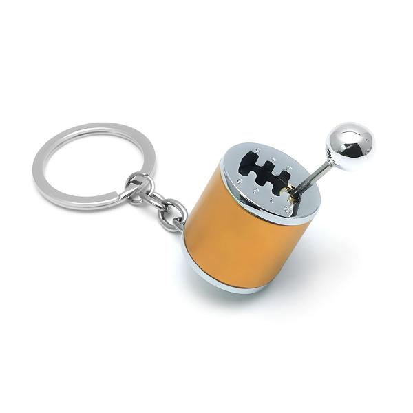 商品名: Osilly ギアボックスキーホルダー カーシフターギア キーフォブ 自動車用キーチェーンリング ノベルティデコレーションアクセサリー, ゴールド, 2" Osilly Gearbox Keychain, Six Speed Ma...