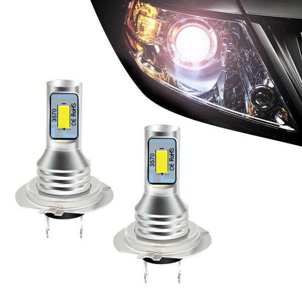 商品名:  Slykew 2 PCS Car LED Decoding Fog Light, Super Bright Waterproof Vehicle DRL Replacement, Universal Automotive Ins...