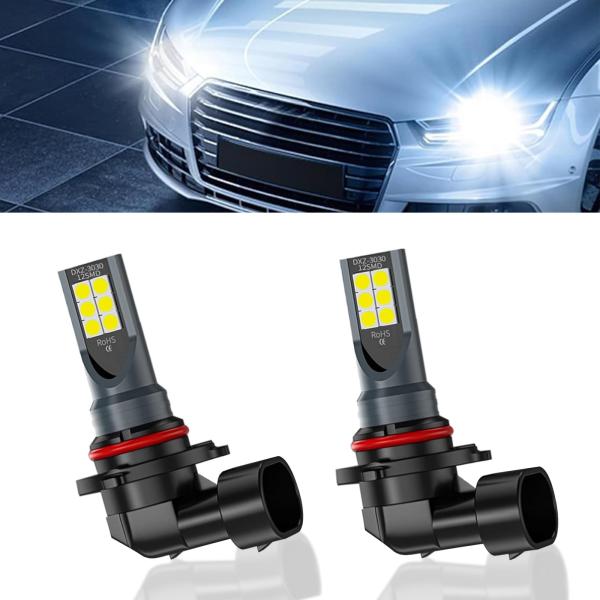 商品名:  Sinytuto Pack-2 9005 Car Fog Light Bulb, 1500LM 360° Lighting Tail Light, 3030 12SMD 50000H 6000K High Brightness ...