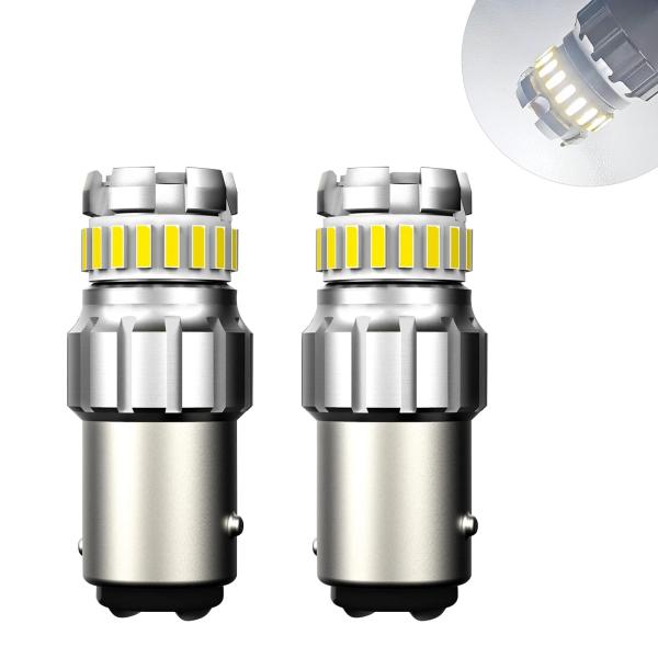 商品名:  cerfioo 2 PCS S25 Car LED Driving Light, 1156 Single Contact 4014+3030 23SMD 1200LM Super Bright Constant Current ...