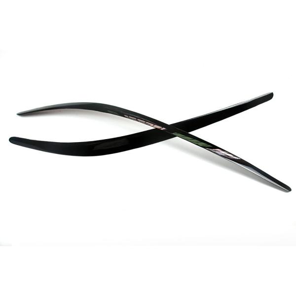 商品名:  MDATT Compatible with Alfa Romeo Stelvio 2017-2020, 2pcs Front Headlights Eyebrows Trim, Eyelid Stickers, Auto Ext...