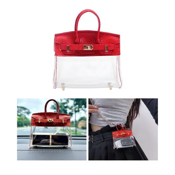 商品名: Bittwee 車のキーケース かわいい ミニ 防水 自動車 レディ ハンドバッグ リモート キーチェーン バッグ フォブケース ポータブル キーポーチ 女性 女の子 車用 インテリア 装飾 ユニバーサル SUV トラック RV用...