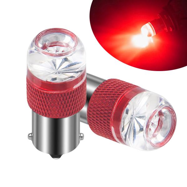 商品名:  Slykew 2 PCS 1156 Car LED Brake Light, High-power Lens Flashing to Brightening Constant Current Wide Voltage Turn ...