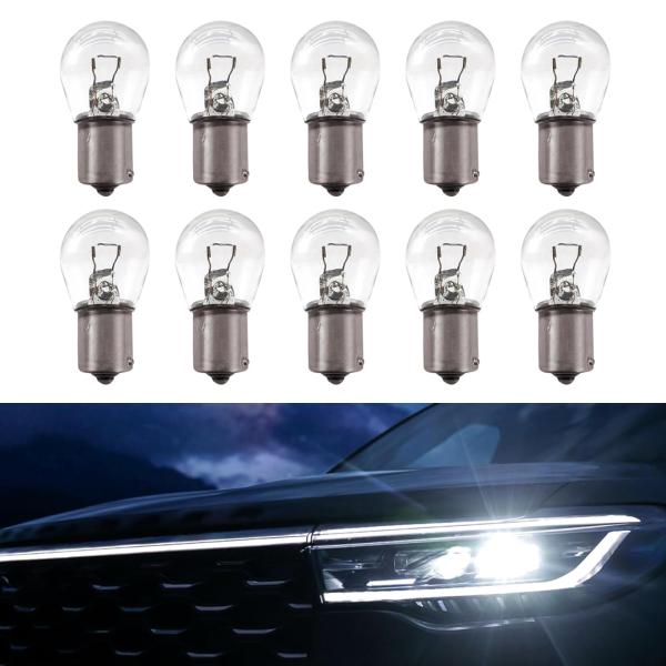商品名:  jokormo 10 PCS 1141 Car Brake Bulb, 12V 21W BA15S Flat Angle Single Light Turn Signal Light, Super Bright Light Ta...