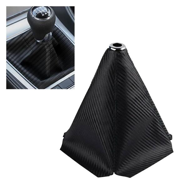 商品名: GLSOWEE カーシフトノブカバー、オートギアシフトノブ防塵プロテクター、マニュアルトランスミッション用ギアシフトカバー、ユニバーサルカーインテリアアクセサリー、車、トラック、SUVに適しています(カーボンファイバーブラック) ...