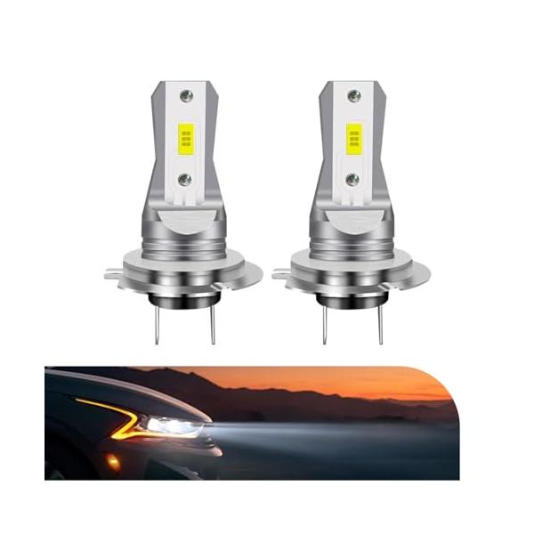 商品名:  jokormo Pack-2 Car H7 LED Rear Fog Light Bulbs, 6000K 1800LM 360°Super Bright Lighting lights, Constant Current Dr...