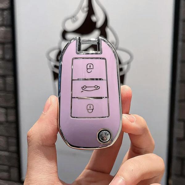 商品名: IPUDIS TPU 車フリップキーケースカバーシェルプジョー 208 308 408 508 2008 3008 4008 5008 シトロエン C3 C4 カクタス C6 C8 アクセサリー IPUDIS TPU Car Fl...