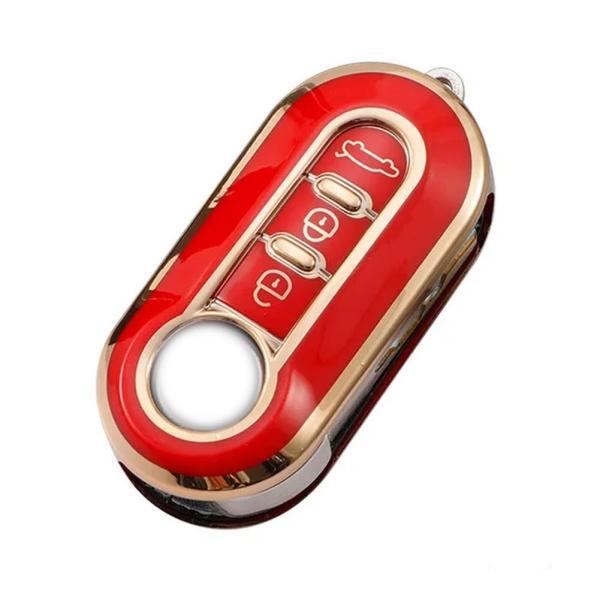 商品名: IPUDIS TPU 3 ボタンキーケースカバーシェルフィット FIAT 500 Ducato Panda Punto 500L Lancia Musa スマートオートシェル Fob アクセサリーに適合 IPUDIS TPU 3 ...