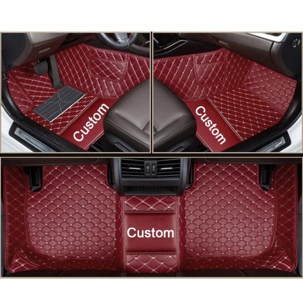 商品名:  Custom Car Floor Mats Compatible with Peugeot, Waterproof Leather Automotive Floor Liners Full Coverage All Weathe...