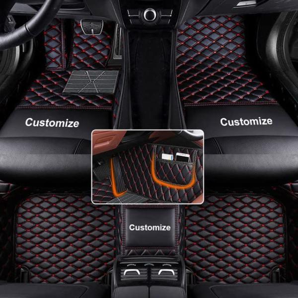 商品名:  Custom Car Floor Mats Compatible with Peugeot, Waterproof Leather Automotive Floor Liners Full Coverage All Weathe...