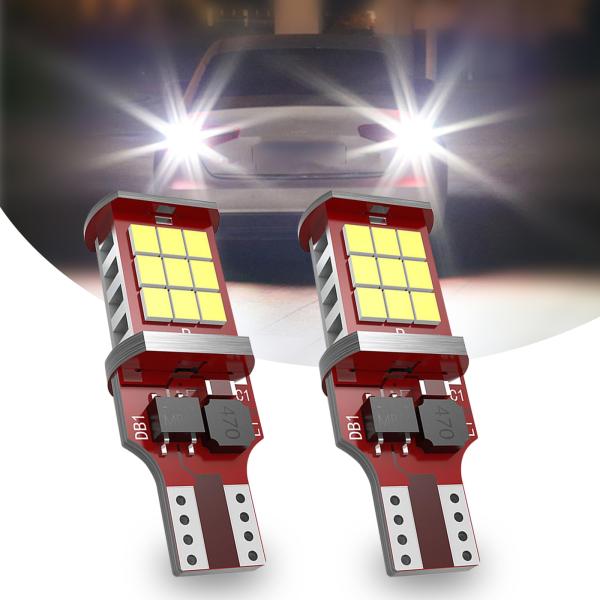 商品名: Fluher 2個 車 921 T15 フラッシュブレーキライト、360度ライティング 300%ブリヒッターリバースライト、防水低温プラグアンドプレイバルブ、ユニバーサルインストールエラーフリー車用バルブ(ホワイト) Fluher...