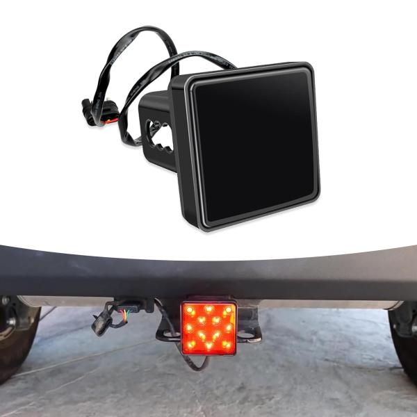 商品名:  yvshy 1 PC Car Driving Light Brake Light, ABS Housing 15LED Super Bright Square Tail Light with 24.4" Lead Wire, L...