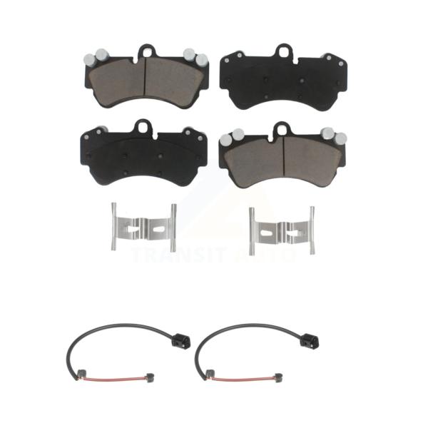 商品名:  Transit Auto - Front Ceramic Disc Brake Pads And Wear Sensor Pairs Kit For Volkswagen Touareg Porsche Cayenne With...