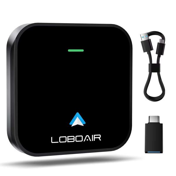 商品名:  LOBOAIR Android Auto Wireless Adapter for OEM Factory Wired Android Auto Cars, Plug &amp; Play for Easy Setup, Con...