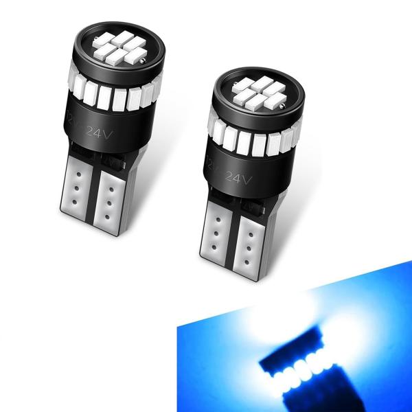 商品名:  Nowkont 2 PCS Car T10 LED Light Bulb, LED 360 Degree Super Luminous Decoding Width Light, 12V 3W CANBUS Reading Li...