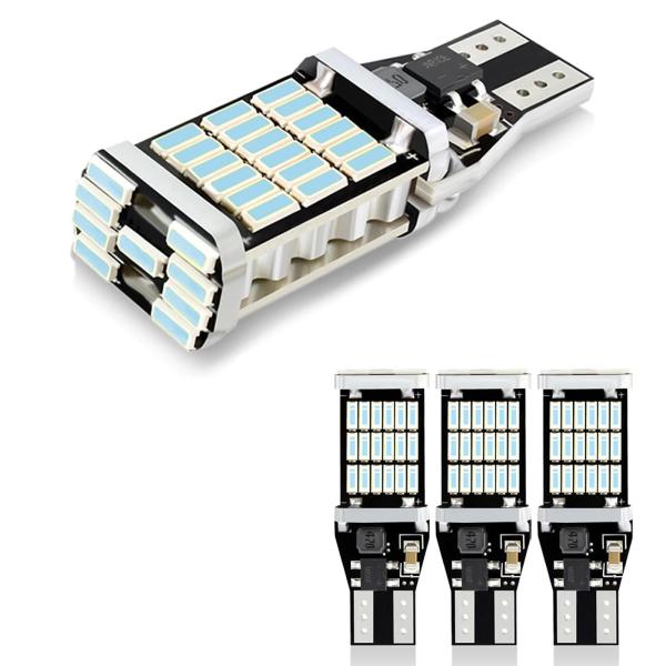 商品名:  Irinidig 4 PCS T15 Car LED Brake Light, 40mm x 15mm 4014 45SMD 1080LM Canbus Decoded Stepless High Brightness Reve...