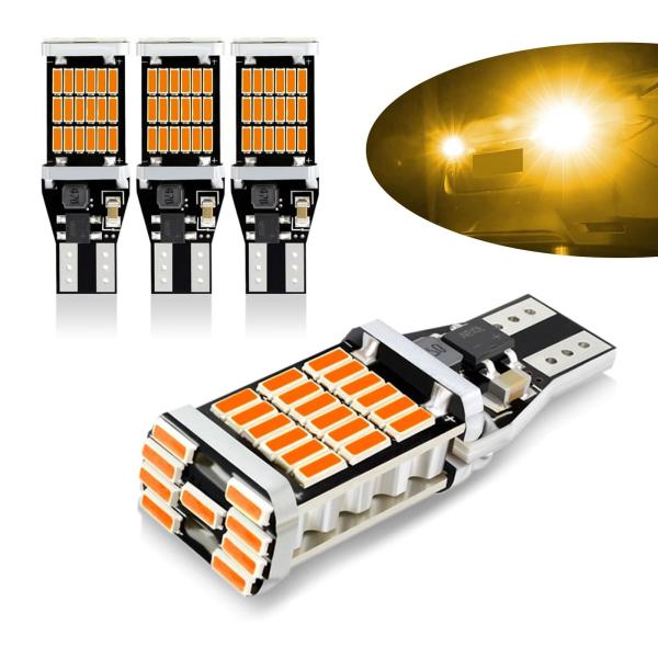 商品名:  dawfall 4 PCS LED Reverse Light Bulb, T15 4014 45SMD Chipset Turn Signal Bulbs, Canbus Error Free Brake Stop Cargo...