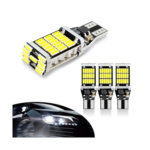 商品名:  dawfall 4 PCS LED Reverse Light Bulb, T15 4014 45SMD Chipset Turn Signal Bulbs, Canbus Error Free Brake Stop Cargo...