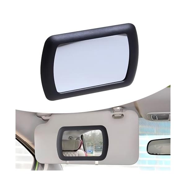 商品名:  dawfall 1 PC Car Visor Makeup Mirror with Clip, 6.65In x 4.33In Portable Durable Glass ABS Vehicle Sun-Shading Mir...