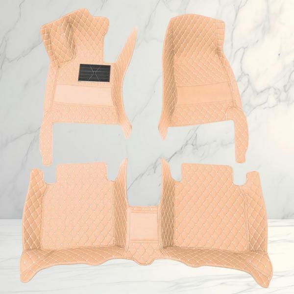 商品名:  SITHA Car Mats,Custom Leather Car Floor Mats for Tailored Style and Superior Protection (Beige)ブランド: SITHAS高さ: 25c...