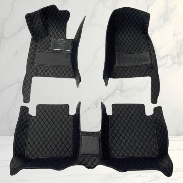商品名:  SITHA Car Mats,Custom Leather Car Floor Mats for Tailored Style and Superior Protection (Pure Black)ブランド: SITHAS高さ...