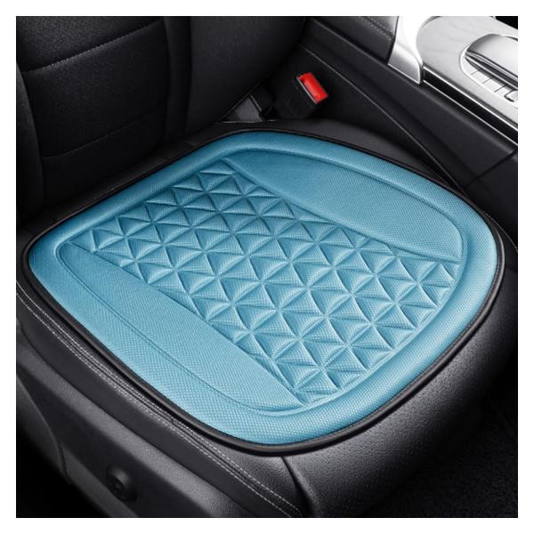 商品名: IHOTDER 車用シートカバー 通気性のあるフロントカーシートカバー 冷却パッド 摩耗を軽減 熱を素早く放散 滑り止め通気シートカバー 夏用カーアクセサリー 車 トラック用 (ブルー) IHOTDER Seat Covers f...